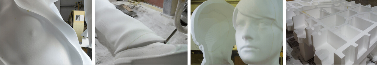 5-Axis CNC popular application — Polystyrene Models - UNIQUE CNC